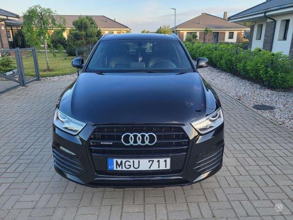 Black Audi Q3 2018 in Palanga, with an engine capacity of 1.98 L and mileage of 170 thousand km for 14300 €, photo 1 on AUTOMOTO.COM.LV