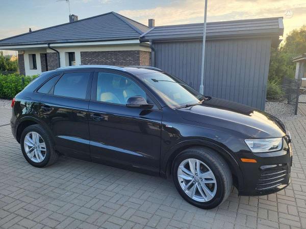 Black Audi Q3 2018 in Palanga, with an engine capacity of 1.98 L and mileage of 170 thousand km for 14300 €, photo 3 on AUTOMOTO.COM.LV