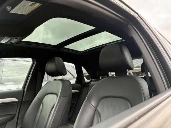 Black Audi Q3 2018 in Palanga, with an engine capacity of 1.98 L and mileage of 170 thousand km for 14300 €, photo 9 on AUTOMOTO.COM.LV