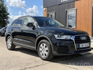 Black Audi Q3 2018 in Riga, with an engine capacity of 2.00 L and mileage of 241 thousand km for 13900 €, photo  on AUTOMOTO.COM.LV