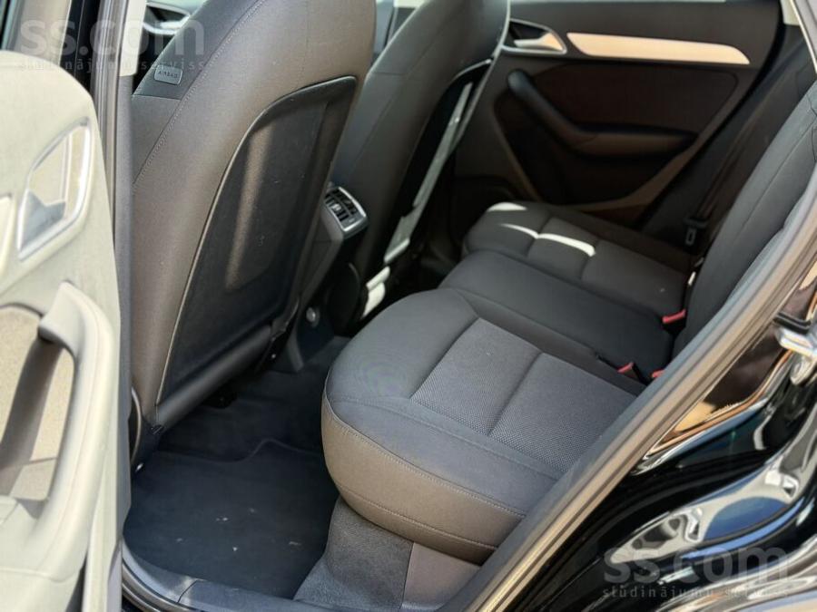 Black Audi Q3 2018 in Riga, with an engine capacity of 2.00 L and mileage of 241 thousand km for 13900 €, photo 15 on AUTOMOTO.COM.LV