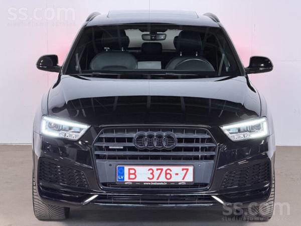 Black Audi Q3 2018 in Jurmala, with an engine capacity of 2.00 L and mileage of 186 thousand km for 16950 €, photo 4 on AUTOMOTO.COM.LV