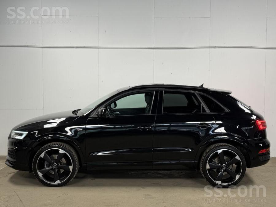 Black Audi Q3 2018 in Jurmala, with an engine capacity of 2.00 L and mileage of 186 thousand km for 16950 €, photo 6 on AUTOMOTO.COM.LV