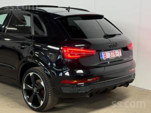 Black Audi Q3 2018 in Jurmala, with an engine capacity of 2.00 L and mileage of 186 thousand km for 16950 €, photo 8 on AUTOMOTO.COM.LV