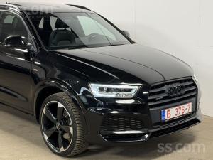 Black Audi Q3 2018 in Jurmala, with an engine capacity of 2.00 L and mileage of 186 thousand km for 16950 €, photo 10 on AUTOMOTO.COM.LV