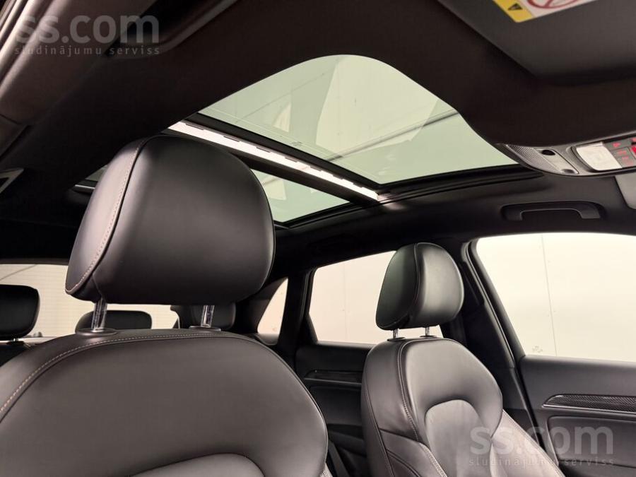 Black Audi Q3 2018 in Jurmala, with an engine capacity of 2.00 L and mileage of 186 thousand km for 16950 €, photo 19 on AUTOMOTO.COM.LV