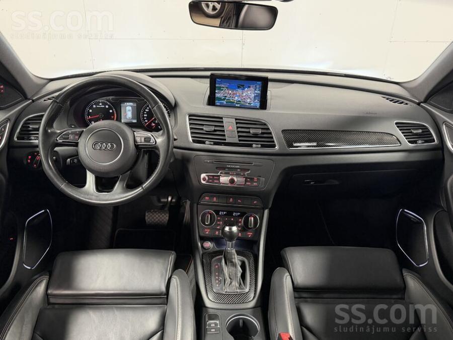 Black Audi Q3 2018 in Jurmala, with an engine capacity of 2.00 L and mileage of 186 thousand km for 16950 €, photo 21 on AUTOMOTO.COM.LV