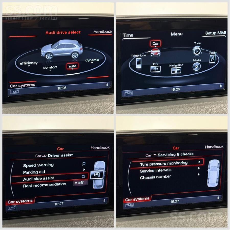 Black Audi Q3 2018 in Jurmala, with an engine capacity of 2.00 L and mileage of 186 thousand km for 16950 €, photo 23 on AUTOMOTO.COM.LV