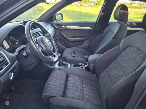 Black Audi Q3 2018 in Siauliai, with an engine capacity of 1.40 L and mileage of 103 thousand km for 13900 €, photo 11 on AUTOMOTO.COM.LV