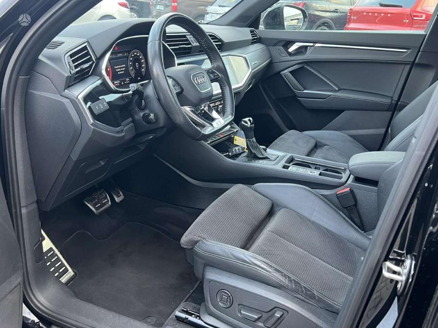 Black Audi Q3 2019 in Taurage, with an engine capacity of 1.97 L and mileage of 287 thousand km for 16500 €, photo 8 on AUTOMOTO.COM.LV
