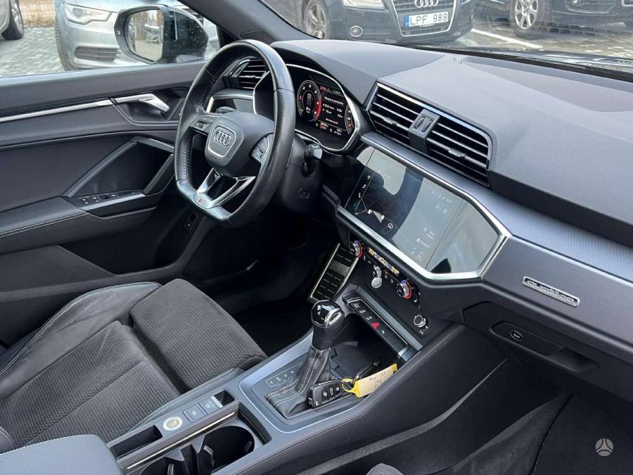 Black Audi Q3 2019 in Taurage, with an engine capacity of 1.97 L and mileage of 287 thousand km for 16500 €, photo 11 on AUTOMOTO.COM.LV