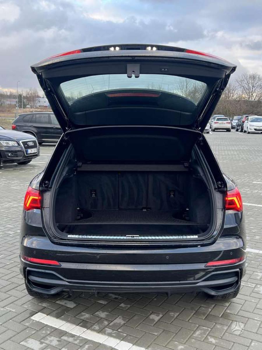 Black Audi Q3 2019 in Taurage, with an engine capacity of 1.97 L and mileage of 287 thousand km for 16500 €, photo 18 on AUTOMOTO.COM.LV