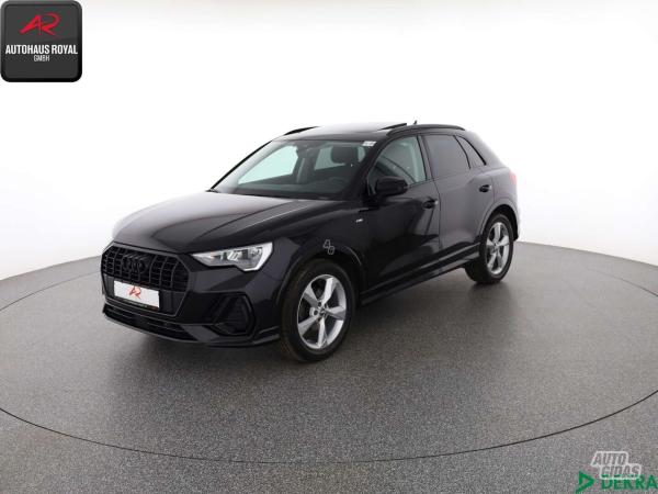 Melns Audi Q3 2019 Kauņa, ar dzinēja tilpumu 1.50 L un nobraukumu 100 tūkst. km par 28456 €, foto 1 vietnē AUTOMOTO.COM.LV
