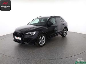Melns Audi Q3 2019 Kauņa, ar dzinēja tilpumu 1.50 L un nobraukumu 100 tūkst. km par 28456 €, foto  vietnē AUTOMOTO.COM.LV