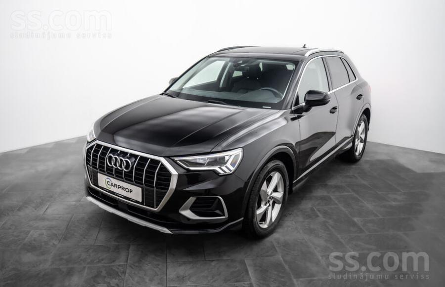 Melns Audi Q3 2019 Tallina, ar dzinēja tilpumu 1.50 L un nobraukumu 128 tūkst. km par 23999 €, foto 1 vietnē AUTOMOTO.COM.LV