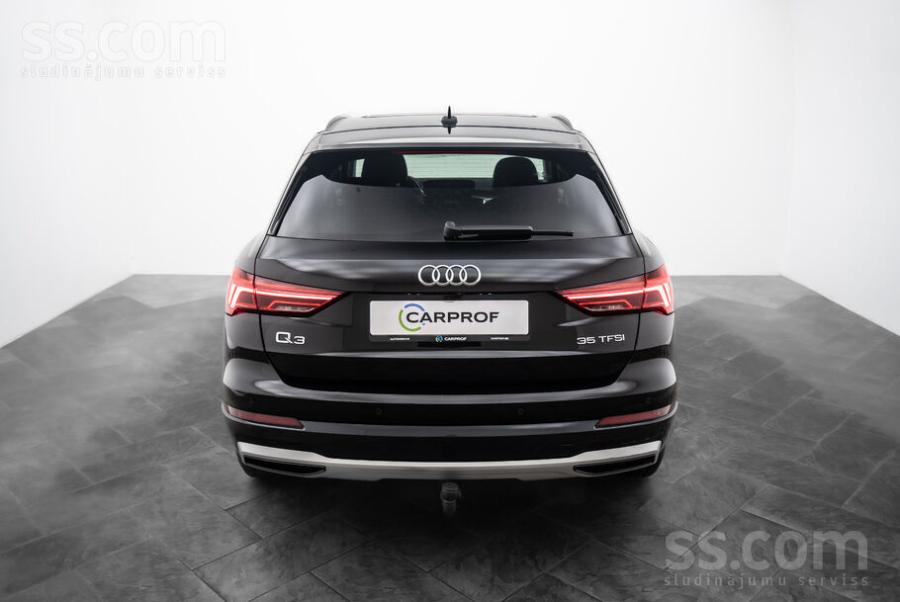 Melns Audi Q3 2019 Tallina, ar dzinēja tilpumu 1.50 L un nobraukumu 128 tūkst. km par 23999 €, foto 5 vietnē AUTOMOTO.COM.LV