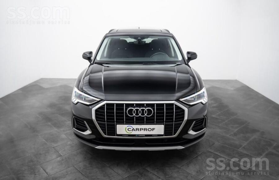 Black Audi Q3 2019 in Tallinn, with an engine capacity of 1.50 L and mileage of 128 thousand km for 19900 €, photo 3 on AUTOMOTO.COM.LV