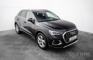 Black Audi Q3 2019 in Tallinn, with an engine capacity of 1.50 L and mileage of 128 thousand km for 19900 €, photo 4 on AUTOMOTO.COM.LV