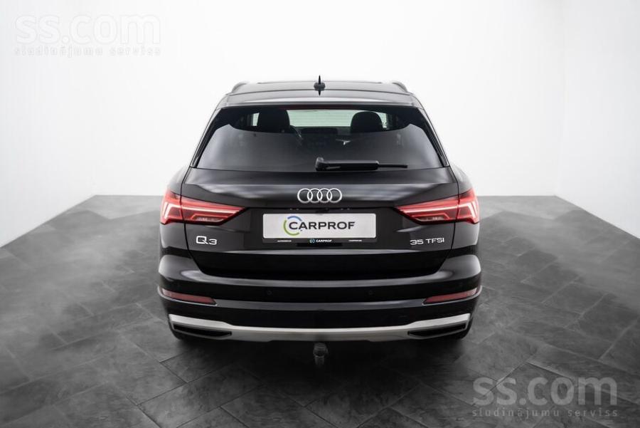 Black Audi Q3 2019 in Tallinn, with an engine capacity of 1.50 L and mileage of 128 thousand km for 19900 €, photo 6 on AUTOMOTO.COM.LV