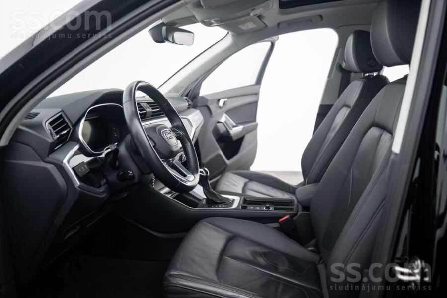 Black Audi Q3 2019 in Tallinn, with an engine capacity of 1.50 L and mileage of 128 thousand km for 19900 €, photo 9 on AUTOMOTO.COM.LV