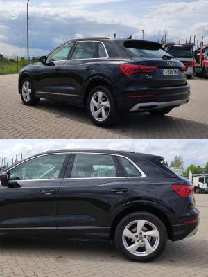 Black Audi Q3 2019 in Taurage, with an engine capacity of 1.50 L and mileage of 216 thousand km for 15800 €, photo 3 on AUTOMOTO.COM.LV