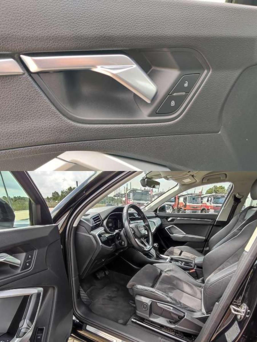 Black Audi Q3 2019 in Taurage, with an engine capacity of 1.50 L and mileage of 216 thousand km for 15800 €, photo 12 on AUTOMOTO.COM.LV