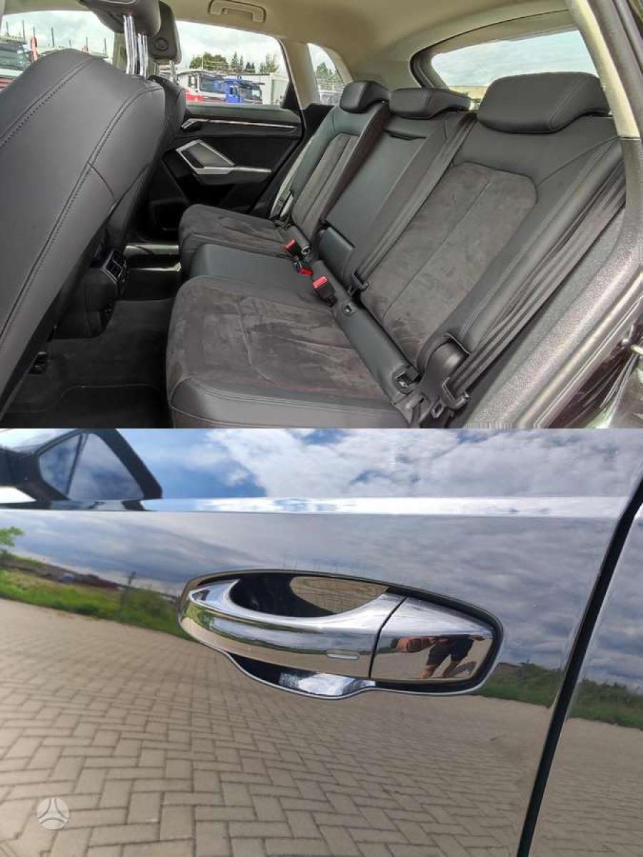 Black Audi Q3 2019 in Taurage, with an engine capacity of 1.50 L and mileage of 216 thousand km for 15800 €, photo 13 on AUTOMOTO.COM.LV