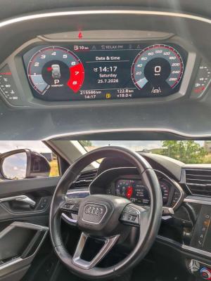 Black Audi Q3 2019 in Taurage, with an engine capacity of 1.50 L and mileage of 216 thousand km for 15800 €, photo 23 on AUTOMOTO.COM.LV