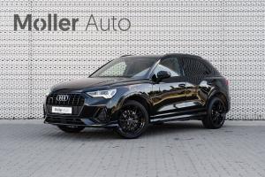 Melns Audi Q3 2019 Mārupe, ar dzinēja tilpumu 2.00 L un nobraukumu 103 tūkst. km par 26700 €, foto  vietnē AUTOMOTO.COM.LV