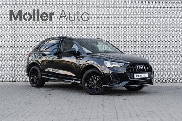 Black Audi Q3 2019 in Marupe, with an engine capacity of 2.00 L and mileage of 103 thousand km for 26700 €, photo 2 on AUTOMOTO.COM.LV