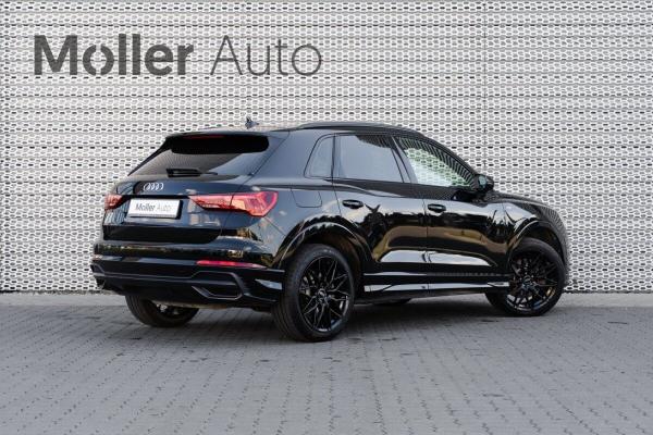 Black Audi Q3 2019 in Marupe, with an engine capacity of 2.00 L and mileage of 103 thousand km for 26700 €, photo 4 on AUTOMOTO.COM.LV