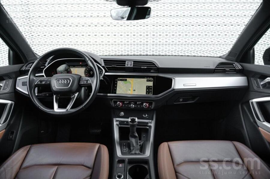 Black Audi Q3 2019 in Riga, with an engine capacity of 2.00 L and mileage of 103 thousand km for 26700 €, photo 8 on AUTOMOTO.COM.LV