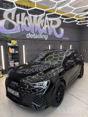 Melns Audi Q3 2019 Rīga, ar dzinēja tilpumu 2.00 L un nobraukumu 88 tūkst. km par 28100 €, foto  vietnē AUTOMOTO.COM.LV