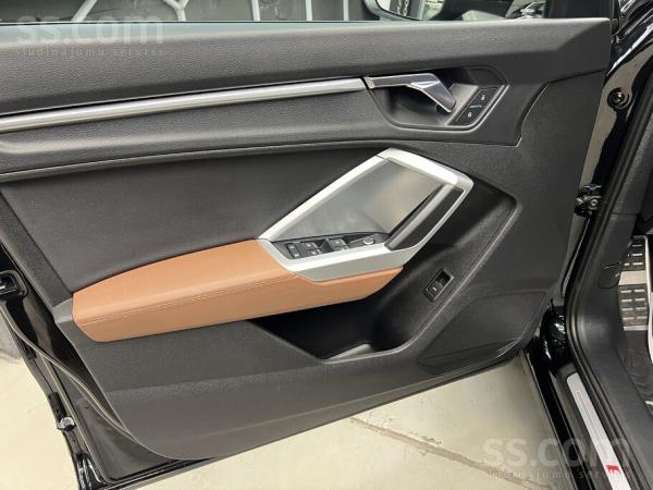 Audi Q3 2019 in Riga on AUTOMOTO.COM.LV Black Audi Q3 2019 in Riga, with an engine capacity of 2.00 L and mileage of 88 thousand km for 28100 €, photo 8 on AUTOMOTO.COM.LV