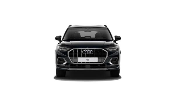 Black Audi Q3 2020 in Kaunas, with an engine capacity of 1.50 L and mileage of 56 thousand km for 31649 €, photo 4 on AUTOMOTO.COM.LV