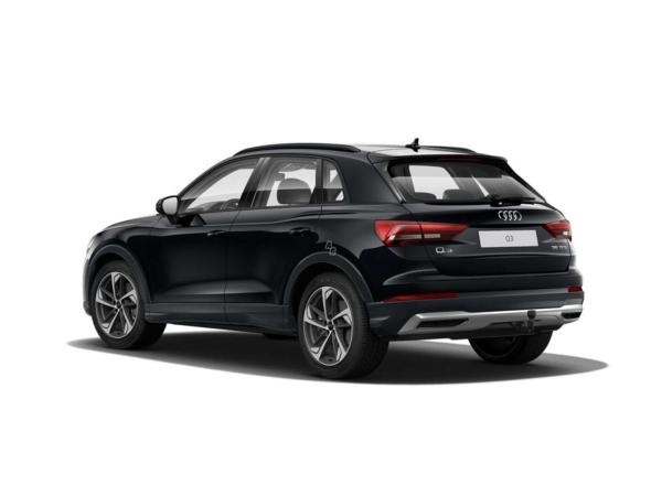 Black Audi Q3 2020 in Kaunas, with an engine capacity of 1.50 L and mileage of 56 thousand km for 31649 €, photo 6 on AUTOMOTO.COM.LV