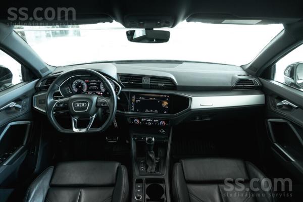 Black Audi Q3 2020 in Riga, with an engine capacity of 1.50 L and mileage of 121 thousand km for 22990 €, photo 7 on AUTOMOTO.COM.LV