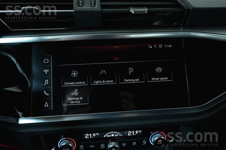 Черный Ауди Ку3 2020 в Рига, объемом двигателя 1.50 л и пробегом 121 тыс. км за 22990 €, фото 25 на AUTOMOTO.COM.LV