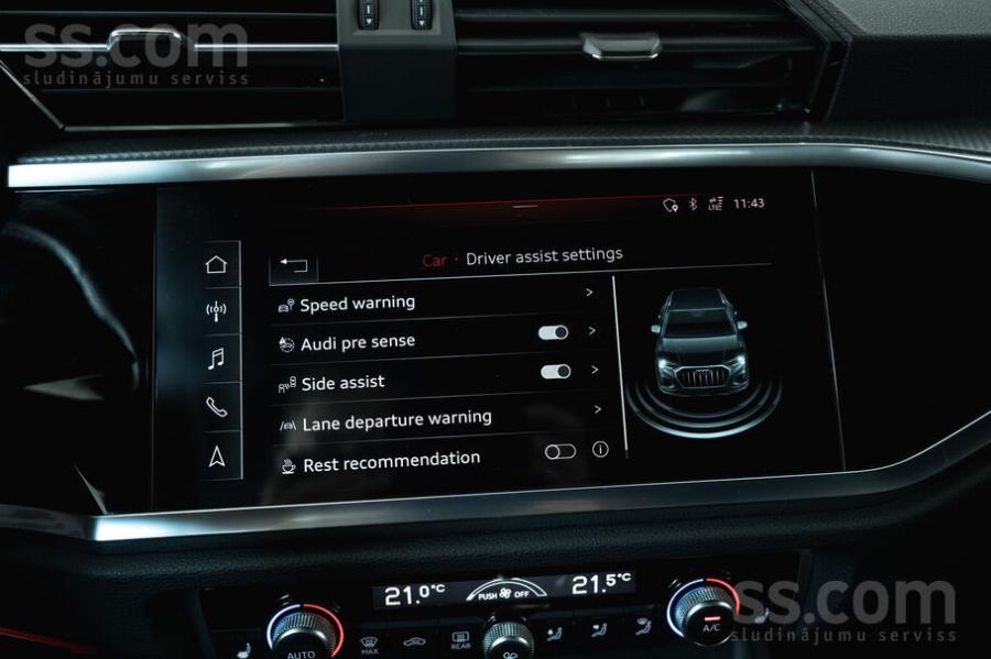 Черный Ауди Ку3 2020 в Рига, объемом двигателя 1.50 л и пробегом 121 тыс. км за 22990 €, фото 26 на AUTOMOTO.COM.LV