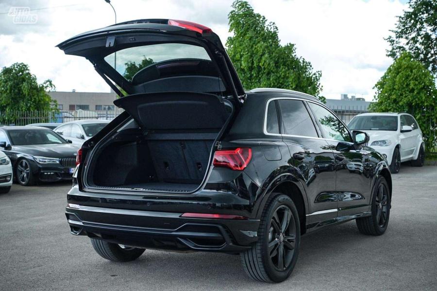 Black Audi Q3 2020 in Marijampole, with an engine capacity of 2.00 L and mileage of 65 thousand km for 24950 €, photo 14 on AUTOMOTO.COM.LV
