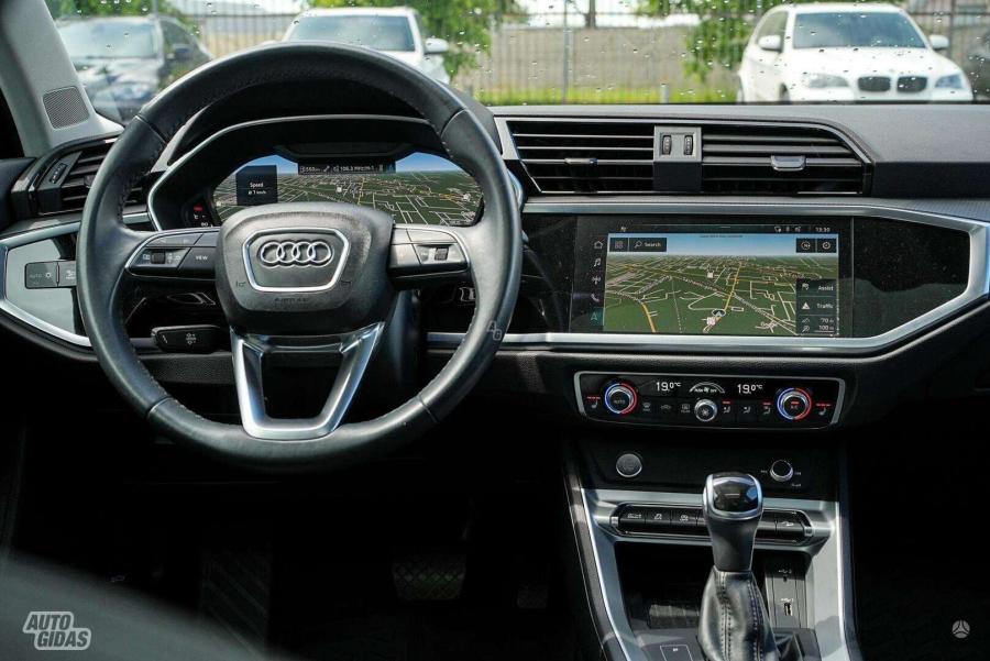 Black Audi Q3 2020 in Marijampole, with an engine capacity of 2.00 L and mileage of 65 thousand km for 24950 €, photo 18 on AUTOMOTO.COM.LV