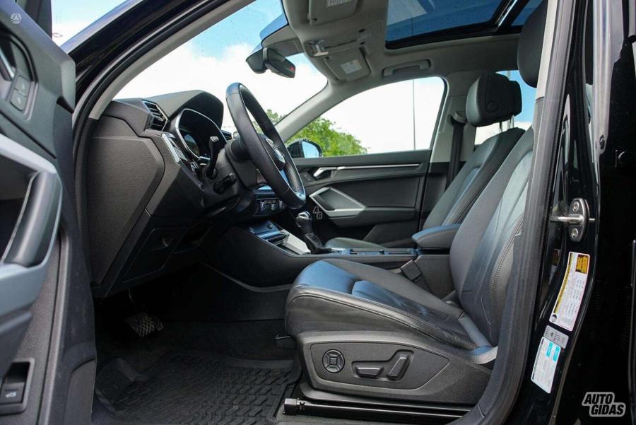 Black Audi Q3 2020 in Marijampole, with an engine capacity of 2.00 L and mileage of 65 thousand km for 24950 €, photo 28 on AUTOMOTO.COM.LV