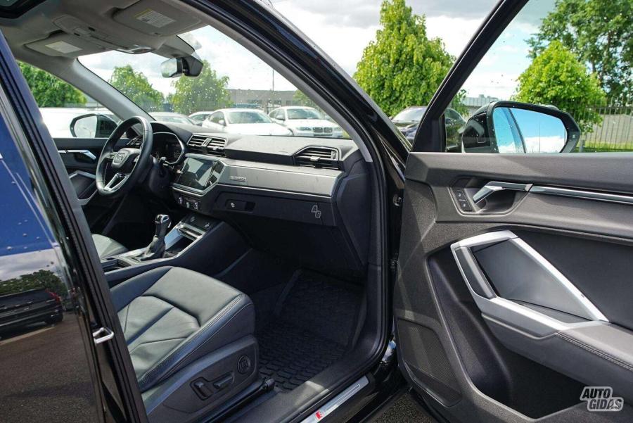 Black Audi Q3 2020 in Marijampole, with an engine capacity of 2.00 L and mileage of 65 thousand km for 24950 €, photo 37 on AUTOMOTO.COM.LV