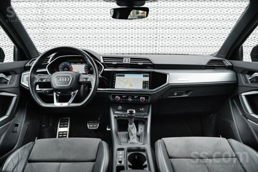 Melns Audi Q3 2020 Rīga, ar dzinēja tilpumu 2.00 L un nobraukumu 110 tūkst. km par 28150 €, foto 8 vietnē AUTOMOTO.COM.LV