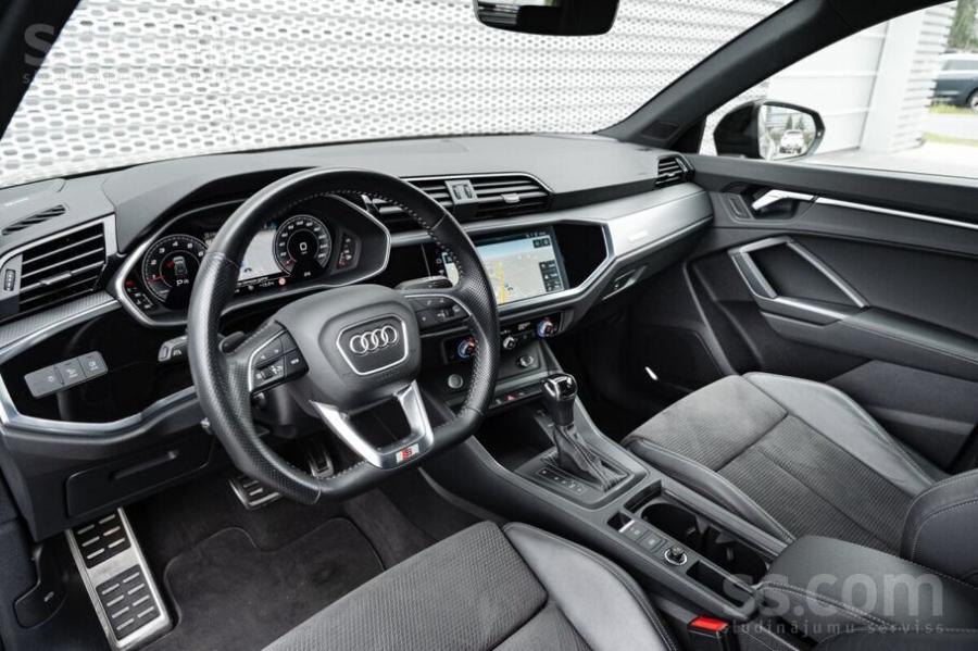Melns Audi Q3 2020 Rīga, ar dzinēja tilpumu 2.00 L un nobraukumu 110 tūkst. km par 28150 €, foto 12 vietnē AUTOMOTO.COM.LV