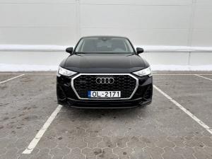 Black Audi Q3 2020 in Riga, with an engine capacity of 2.00 L and mileage of 69 thousand km for 22900 €, photo 4 on AUTOMOTO.COM.LV