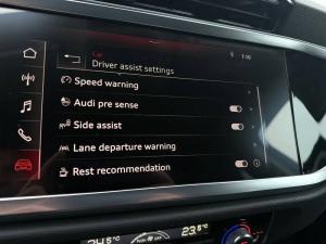 Black Audi Q3 2020 in Riga, with an engine capacity of 2.00 L and mileage of 69 thousand km for 22900 €, photo 28 on AUTOMOTO.COM.LV