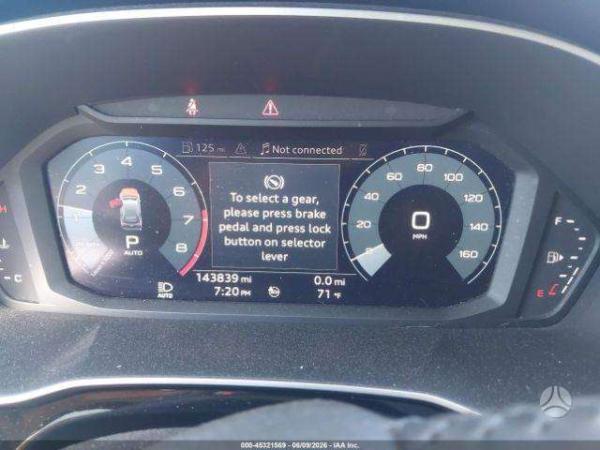 Melns Audi Q3 2020 Klaipėda, ar dzinēja tilpumu 2.00 L un nobraukumu 231 tūkst. km par 6750 €, foto 7 vietnē AUTOMOTO.COM.LV