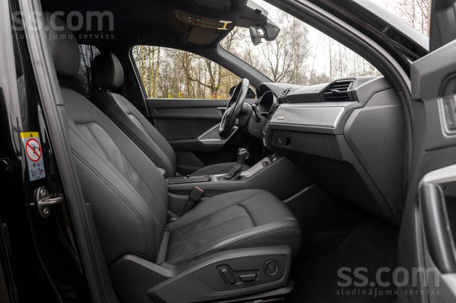 Melns Audi Q3 2021 Rīga, ar dzinēja tilpumu 2.00 L un nobraukumu 173 tūkst. km par 22590 €, foto 4 vietnē AUTOMOTO.COM.LV