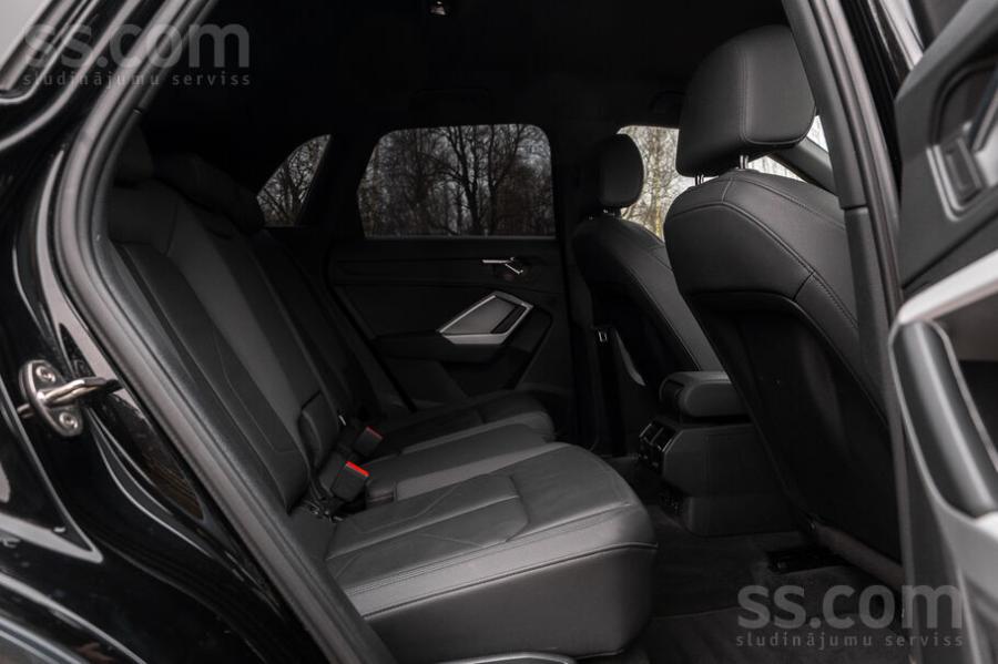 Melns Audi Q3 2021 Rīga, ar dzinēja tilpumu 2.00 L un nobraukumu 173 tūkst. km par 22590 €, foto 6 vietnē AUTOMOTO.COM.LV